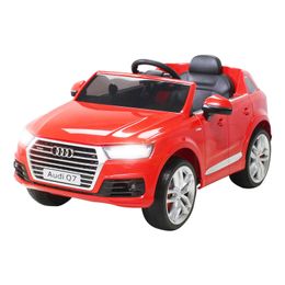 Actionbikes Motors Kinder-Elektroauto Audi Q7 4M Lizenziert (Rot)
