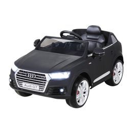 Actionbikes Motors Kinder-Elektroauto Audi Q7 4M Lizenziert (Schwarz Matt)