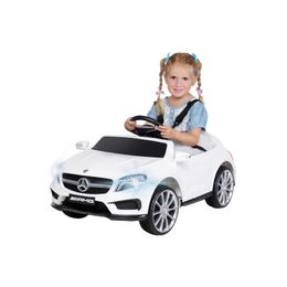 Actionbikes Motors Kinder-Elektroauto Mercedes AMG GLA45 Lizenziert (Weiß)