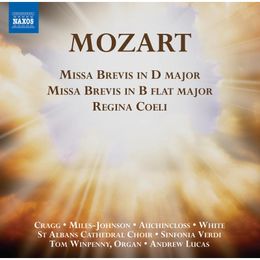 Naxos Missae Brevis D-Dur+B-Dur/Regina Coeli - Lucas, Cragg, Miles-Johnson. (CD)