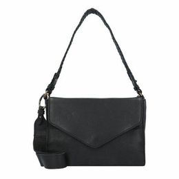 Cowboys Bag Cowboysbag Standlake Schultertasche Leder 28 cm black
