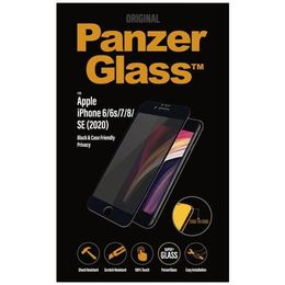 PanzerGlass Edge2Edge Privacy Displayschutzglas iPhone 6, iPhone 6s, iPhone 7, iPhone 8, iPhone SE (20) 1 St. P2679