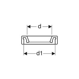 Geberit Manschette Außendurchmesser 45-50mm 358826001