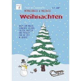 Vicky Bo's zauberhaftes Mitmachbuch & Malbuch Weihnachten - Vicky Bo, Kartoniert (TB)