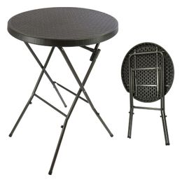 Vcm Klapptisch Stehtisch Partytisch Gartentisch klappbar Bistrotisch Bartisch 110 cm rund &Oslash; 80 cm