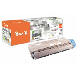 Peach O4431/28/34/4391 Toner ye ersetzt OKI 44318605 f&uuml;r z.B. OKI C 711, OKI C 710 CDTN, OKI C 710 DN, OKI C 710 DTN, OKI C 710 N, OKI C 711 DM (wiederaufbereitet)