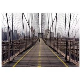 papermoon Vlies- Fototapete Digitaldruck 350 x 260 cm Brooklyn Bridge