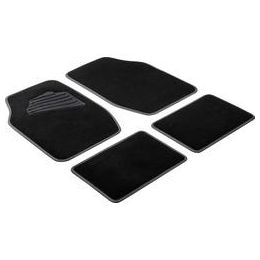 WALSER Universal Fußmatten Matrix Komplett-Set schwarz grau