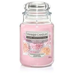 yankee candle Duftkerze Großes Glas Sugared Blossom 538 g, rosa