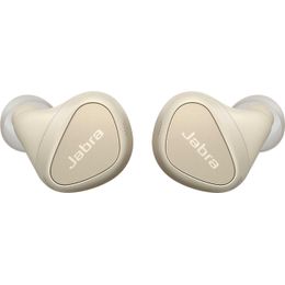 Jabra Elite 5 wireless In-Ear-Kopfhörer (Active Noise Cancelling (ANC), Alexa, Google Assistant, Siri, Bluetooth, mit hybrider aktiver Geräuschunterdrückung (ANC), beige|goldfarben