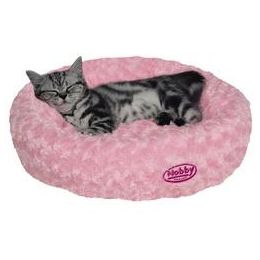 Nobby Kuschelbett Donut Arusha rund Ø 45 cm pink