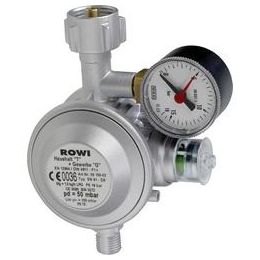 Rowi Gas-Druckregler für Innenräume HGD 1/2 mit 2-fach Überdrucksicherung