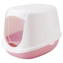 Nobby Katzentoilette Duchesse sweet pink-weiß, 44,5 x 35,5 x 32 cm