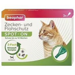 beaphar Zecken- und Flohschutz SPOT-ON 3 x 0,8 ml für Katzen