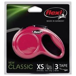 Flexi Hundeleine New Classic XS rot, Gurt