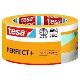 Tesa Malerband Perfect+ 50 m x 50 mm, gelb
