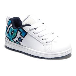 DC Shoes Sneaker »Court Graffik« White/Blue/Green 5,5(36,5) 5,5(36,5) Nubukleder- und/oder Lederobermaterial