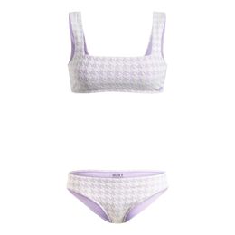 Roxy Bandeau-Bikini »Check It« lila XS - Cup B Cup B XS Material: Strukturiertes, weiches,...