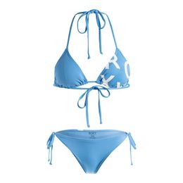 Roxy Triangel-Bikini »Beach Classics Tie Side« Azure Blue XXL - Cup B Cup B XXL Stoff: Weicher, widerstandsfähiger...