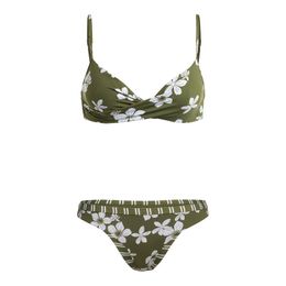 Roxy Triangel-Bikini »Retro Revo« Loden Green Surfrider Spirit S XXL - Cup B Cup B XXL Material: Weiches, ,...