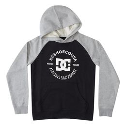 DC Shoes Kapuzensweatshirt &raquo;DC Star Pilot&laquo; Black/Grey Heather 14(155-164cm) 14(155-164cm) Stoff: mittelschwerer Baumwollstoff