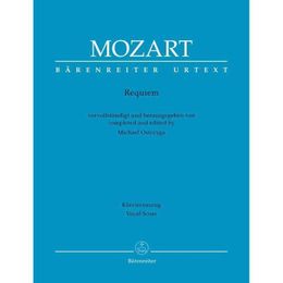 Requiem (Neuvervollständigung) Klavierauszug vokal - Wolfgang Amadeus Mozart, Kartoniert (TB)