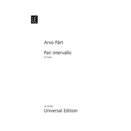 Universal Edition Pari intervallo, für Orgel - Pari intervallo, Kartoniert (TB)