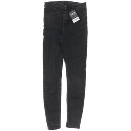 WEEKDAY Damen Jeans, schwarz, Gr. 25