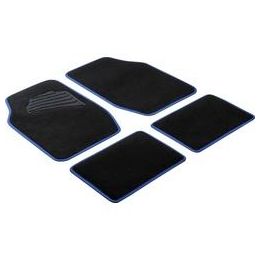 WALSER Universal Fußmatten Matrix Komplett-Set schwarz blau