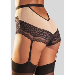 Petite Fleur Gold High-Waist-Slip schwarz Gr. 36/38 für Damen