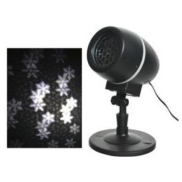 Kaemingk LED Laser Projektor Flocken kaltweiß 10 x 15 x 35 cm