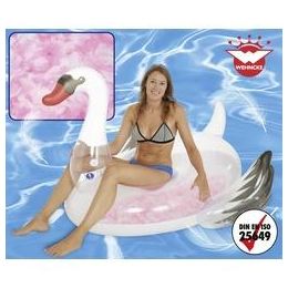 Happy People Floater Schwan mit Federn 155 x 145 x 105 cm