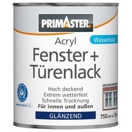 Primaster Acryl Fenster- und Türenlack 750 ml weiß glänzend