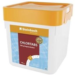 Steinbach Poolpflege Chlortabs 5 kg - 25x 200g Tabletten langsamlöslich