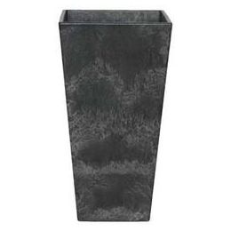 Artstone Vase Ella 26 x 26 x 49 cm schwarz