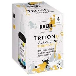 Kreul Triton Acrylic Ink 50 ml 4er Set Elegant Art