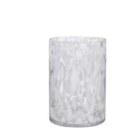Mica Decorations Mica Vase Cammy Zylinder Glas weiß 20 x 14 cm