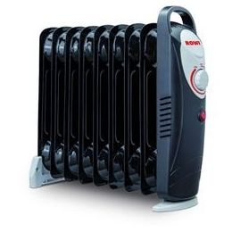 Rowi Ölradiator 9 Rippen HOR 1000/9/2 Mini schwarz