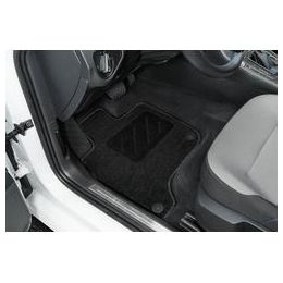 WALSER Passform Fußmatten für VW Caddy III, Caddy IV mit 2 Schiebetüren, Caddy Max