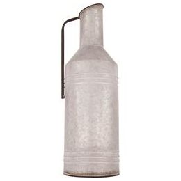 DIJK NATURAL Dijk Metallvase hellgrau 19 x 18 x 57 cm