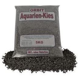 Orbit Aquarien Natur-Kies schwarz 5 kg