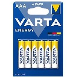 Varta Batterien Energy AAA 6 Stück