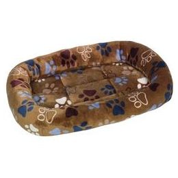 Nobby Hundematte Lissi Classic mit Rand oval braun