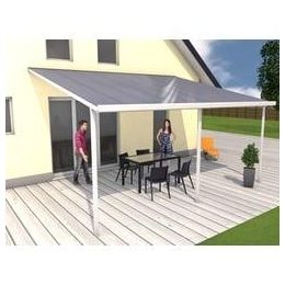 Gutta Terrassenüberdachung Basic 546x406cm weiß