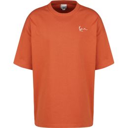 Karl Kani T-Shirt Herren Gr&ouml;&szlig;e XXL orange / wei&szlig;