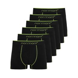 Normani Boxershorts Herren Größe S grün / schwarz