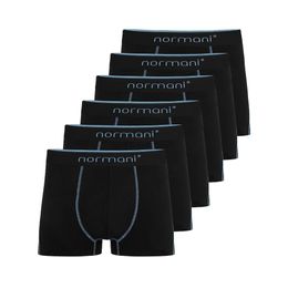 Normani Boxershorts Herren Gr&ouml;&szlig;e XL hellblau / schwarz