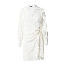 Karen Millen Kleid Damen Größe 40 hellgrau / eierschale Winterkleid