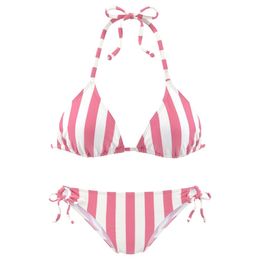 Venice Beach Bikini Damen Gr&ouml;&szlig;e XS/S pink / wei&szlig;