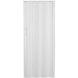 Standom Falttür Schiebetür weiß farben H. 202 cm für Türbreite bis 84 cm st3 (1 Karton, 1-St., 1 Set), teils vormontiert